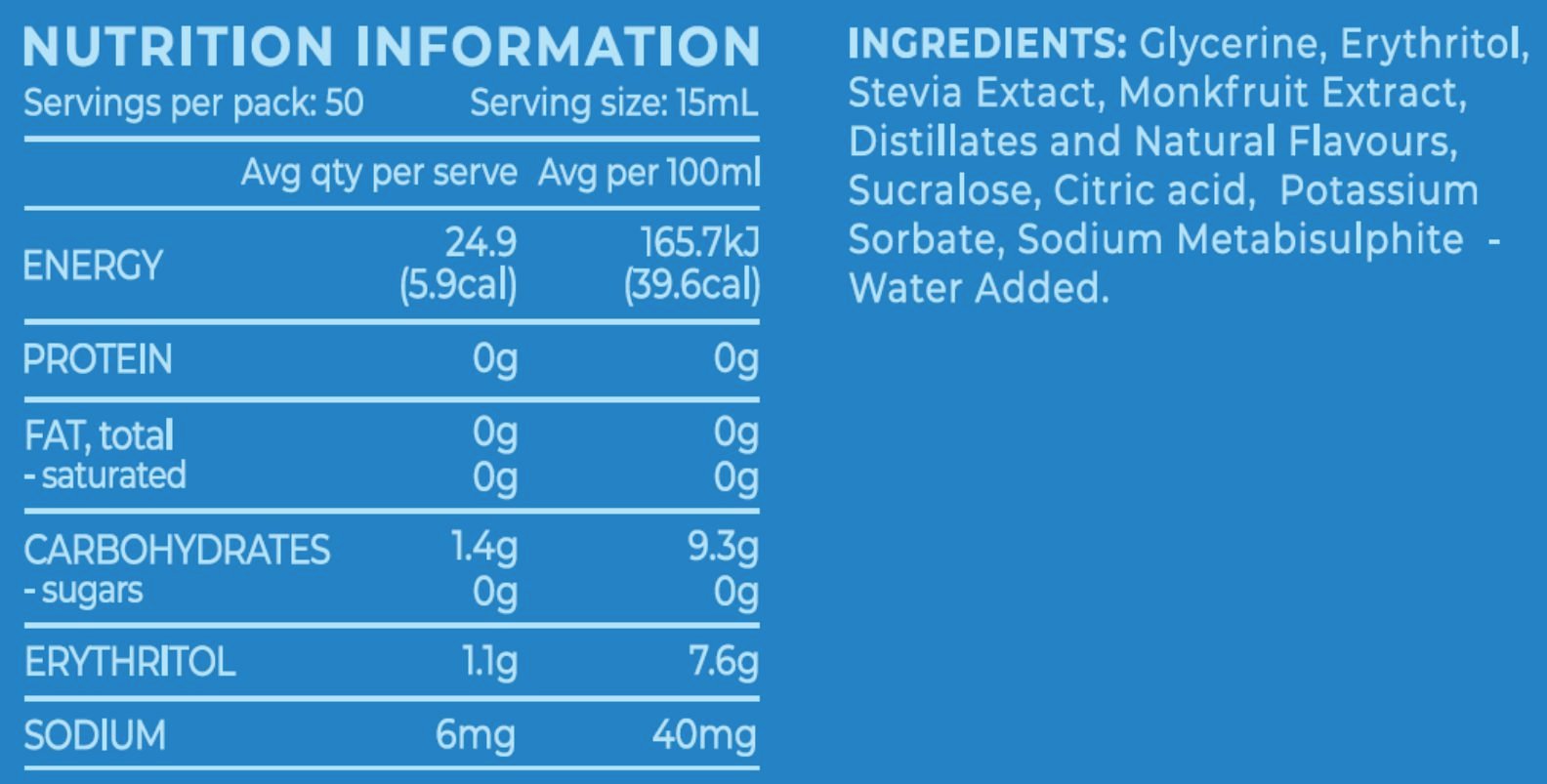 Barlei Sugar Free Simple Syrup - Create Guilt Free Cocktails